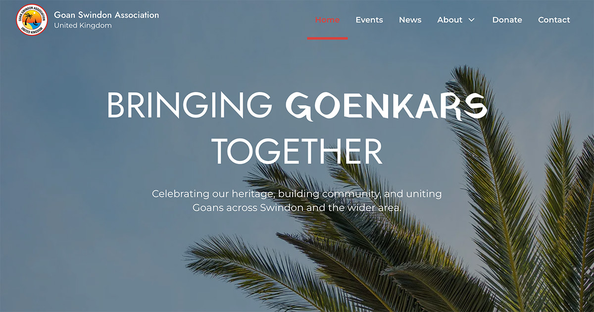 Home | Goan Swindon Association